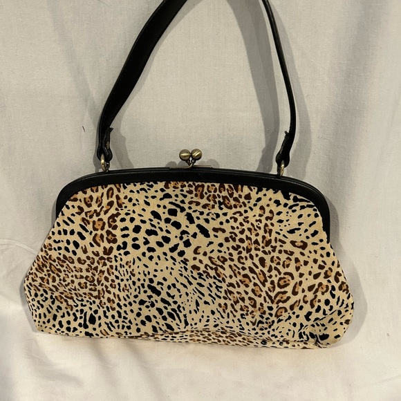 Talbots | Bags | Talbots Leopard Print Purse Glamorous Evening Bag ...